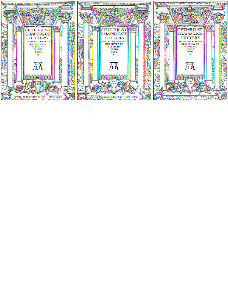Of The Just Shaping of Letters by Albrecht Dürer | PDF | Circle | Angle
