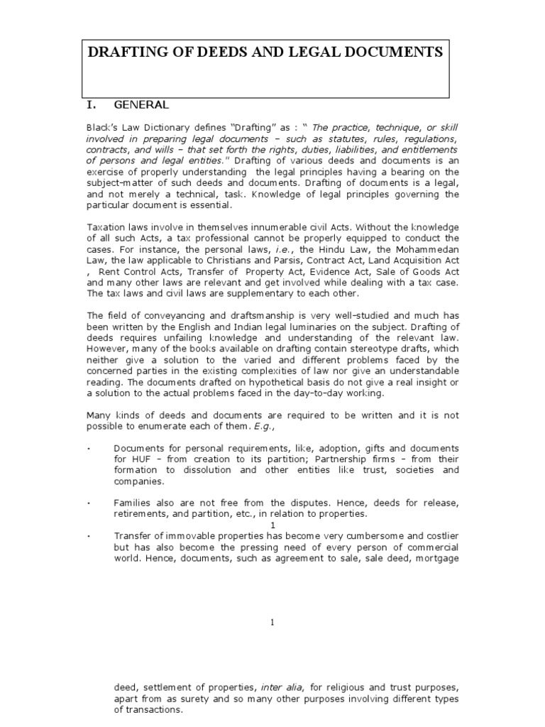 Legal Document Drafting Essentials | PDF | Mortgage Law | Conveyancing