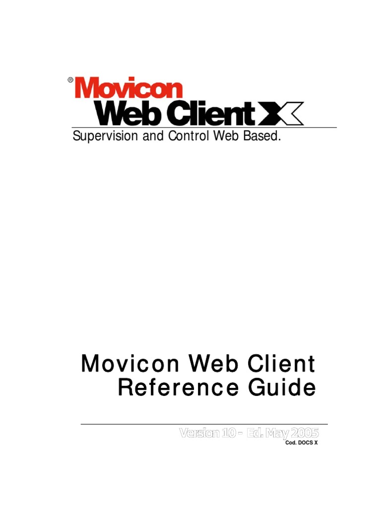 Reference Guide Movicon Web Client | PDF | Web Server | Internet & Web