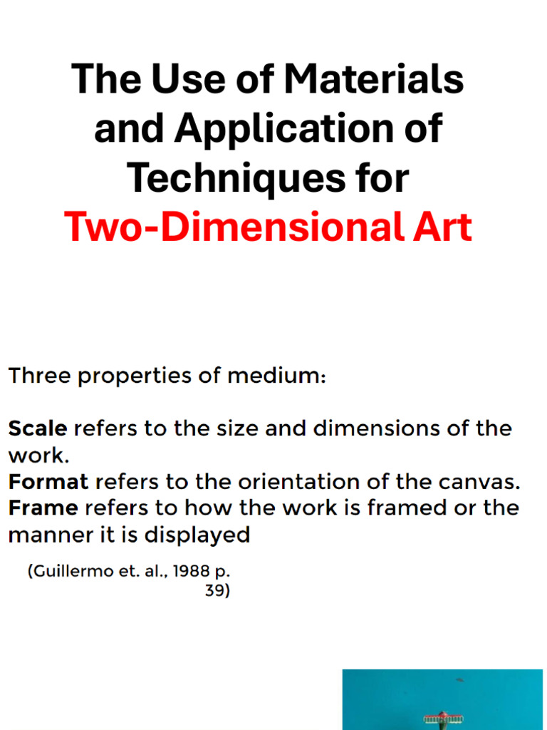 Techniques and Materials in Art | PDF