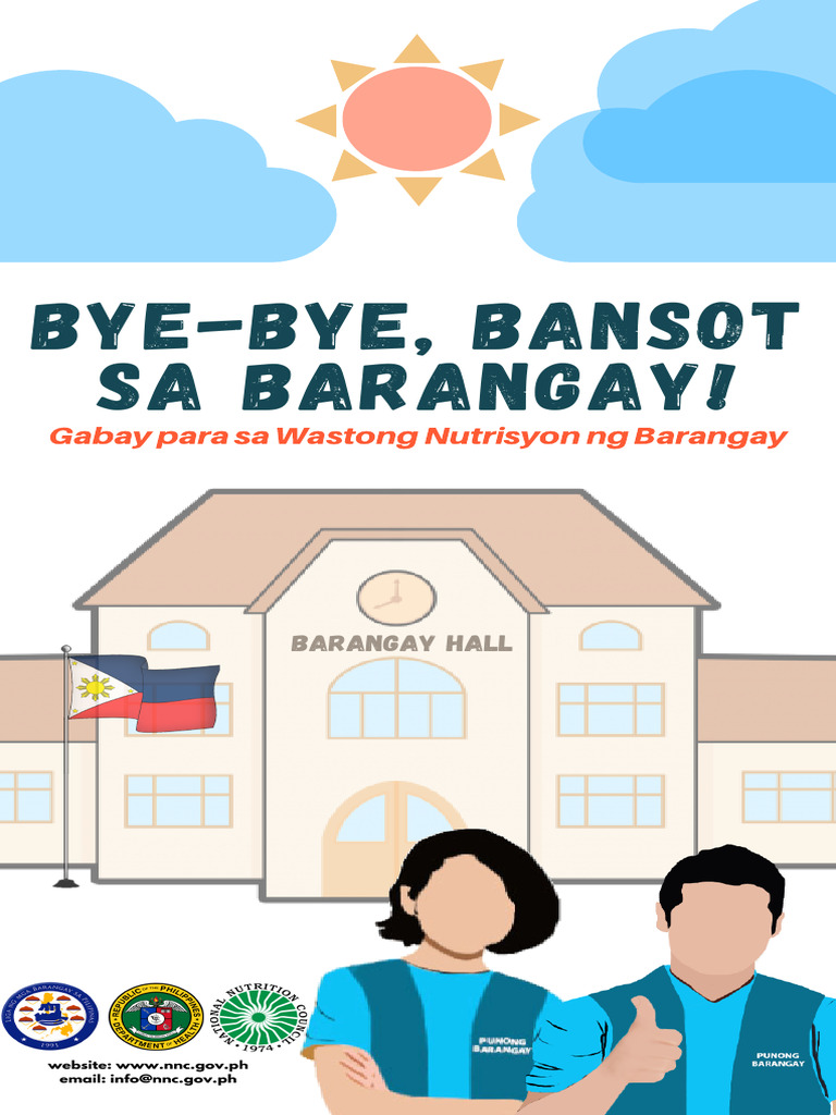 Bye-Bye, Bansot Sa Barangay! Gabay para Sa Wastong Nutrisyon NG ...