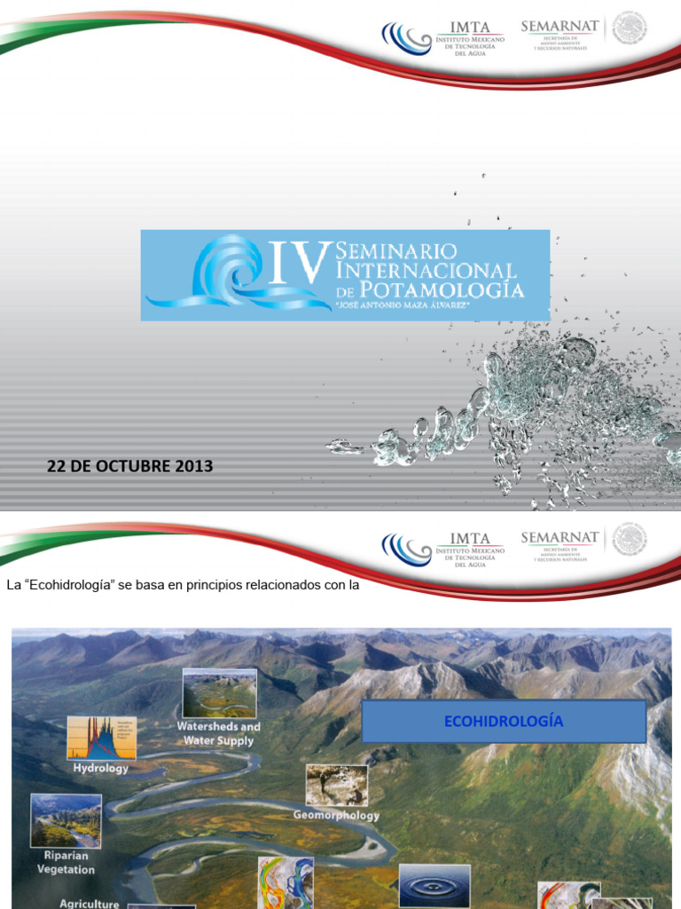 Dra. María Del Pilar Saldaña Fabela. IMTA | PDF | Agua | Ecología