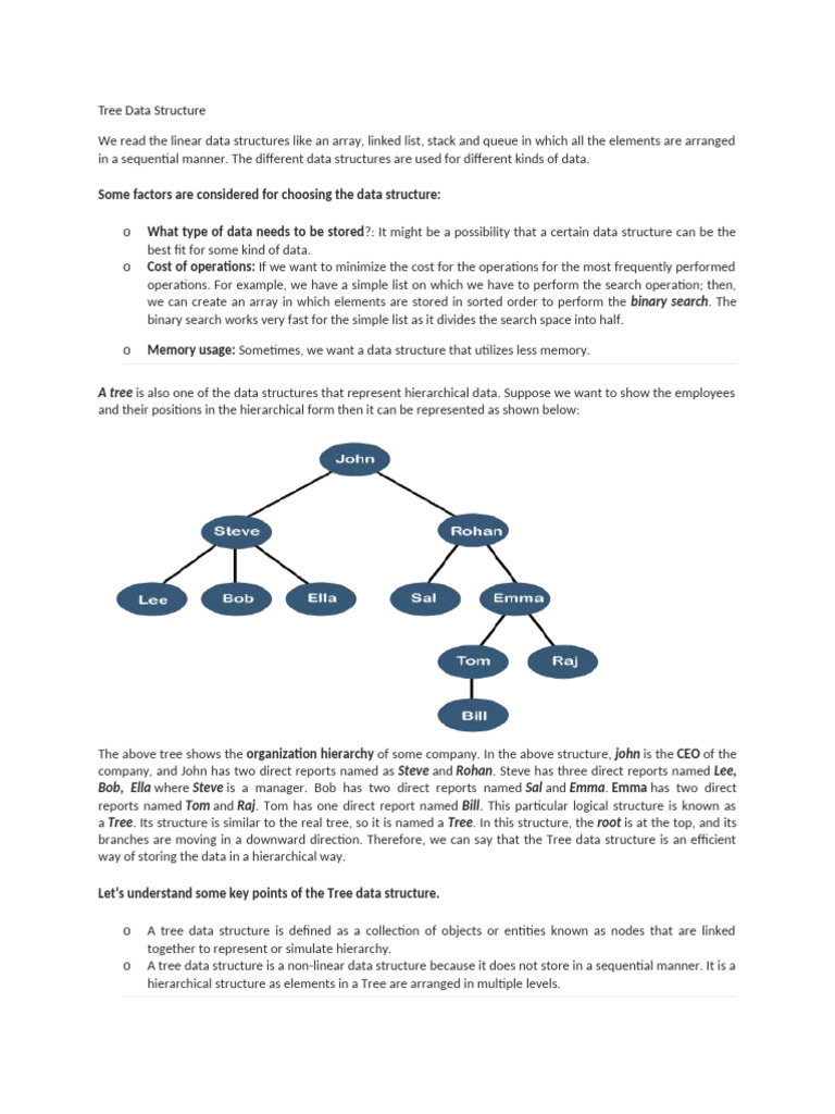 Understanding Tree Data Structures | PDF | Computer Programming ...