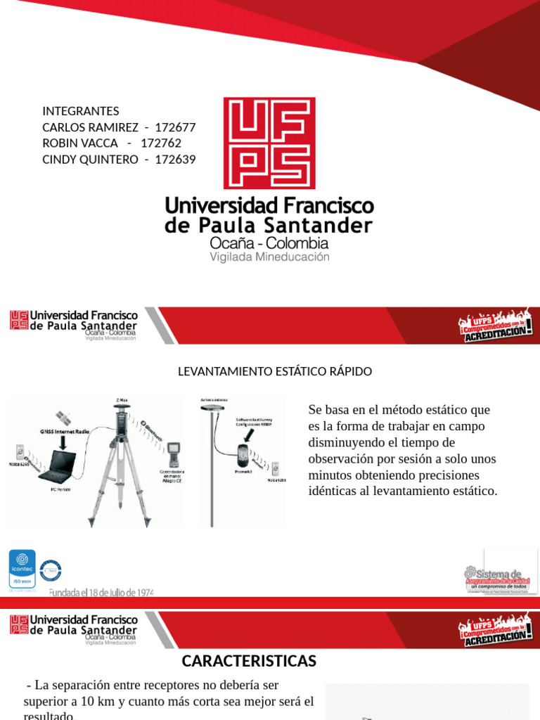 Levantamiento Estático Rápido: Guía y Características | PDF