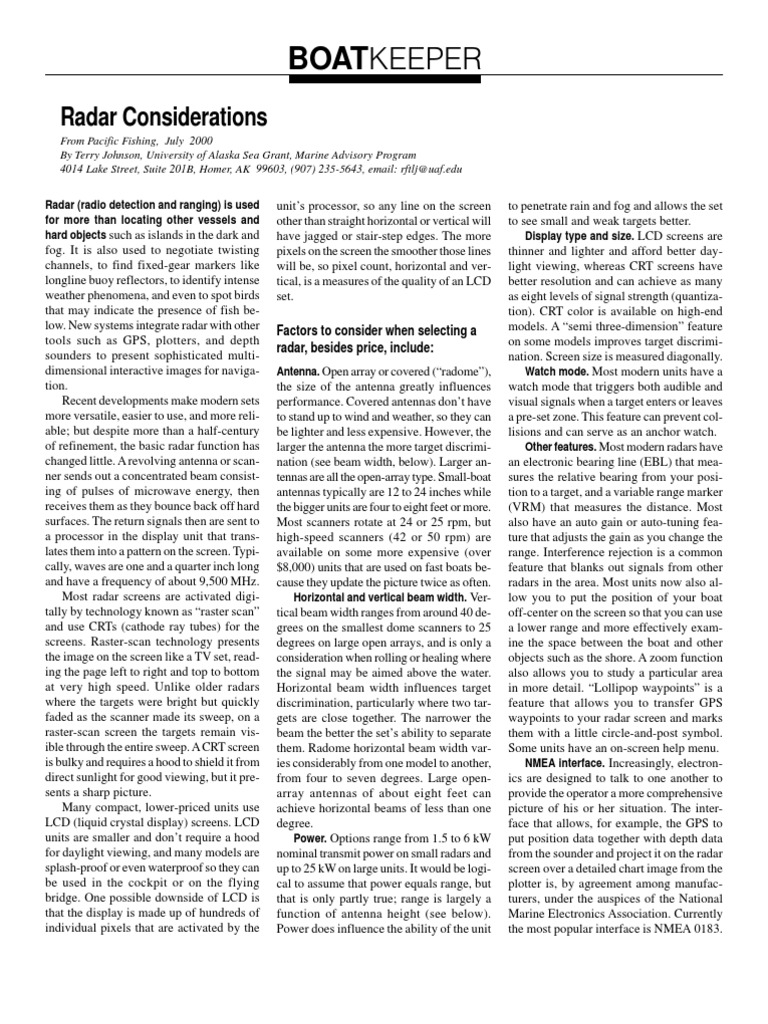 Radar | PDF | Radar | Cathode Ray Tube