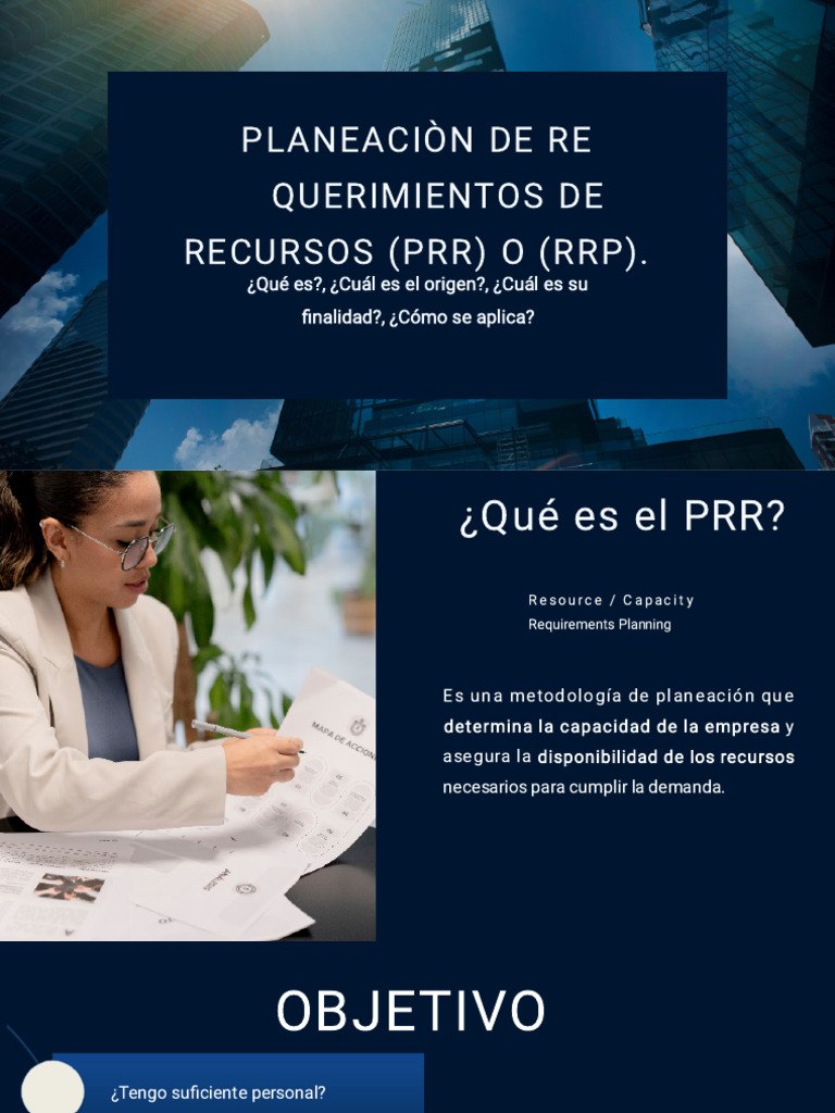 Planeaciòn de Re Querimientos de Recursos (PRR) O (RRP) | PDF