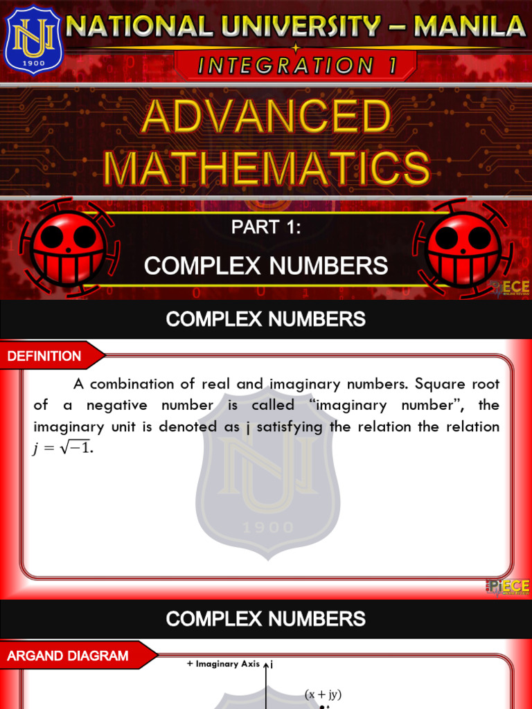 ECITG11D Lesson 4 - Advanced Mathematics | PDF | Complex Number ...