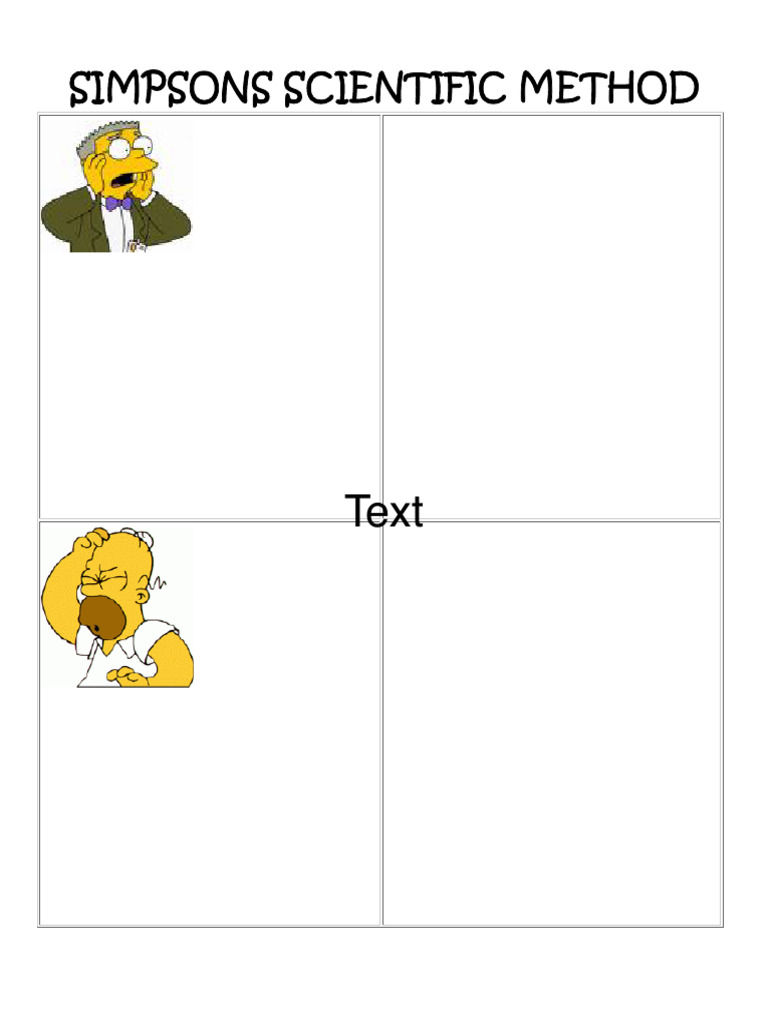 Gazi Islam - Simpsons Scientific Method | PDF | Experiment | Mouse