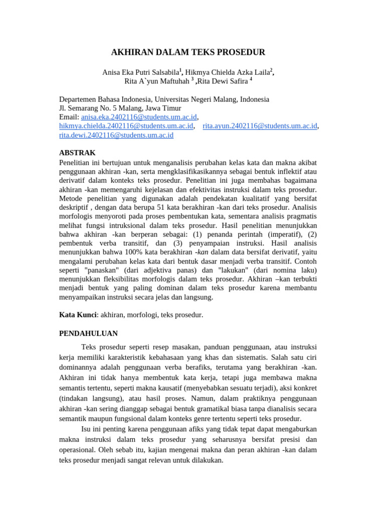 Kelompok 7 Proses Artikel | PDF