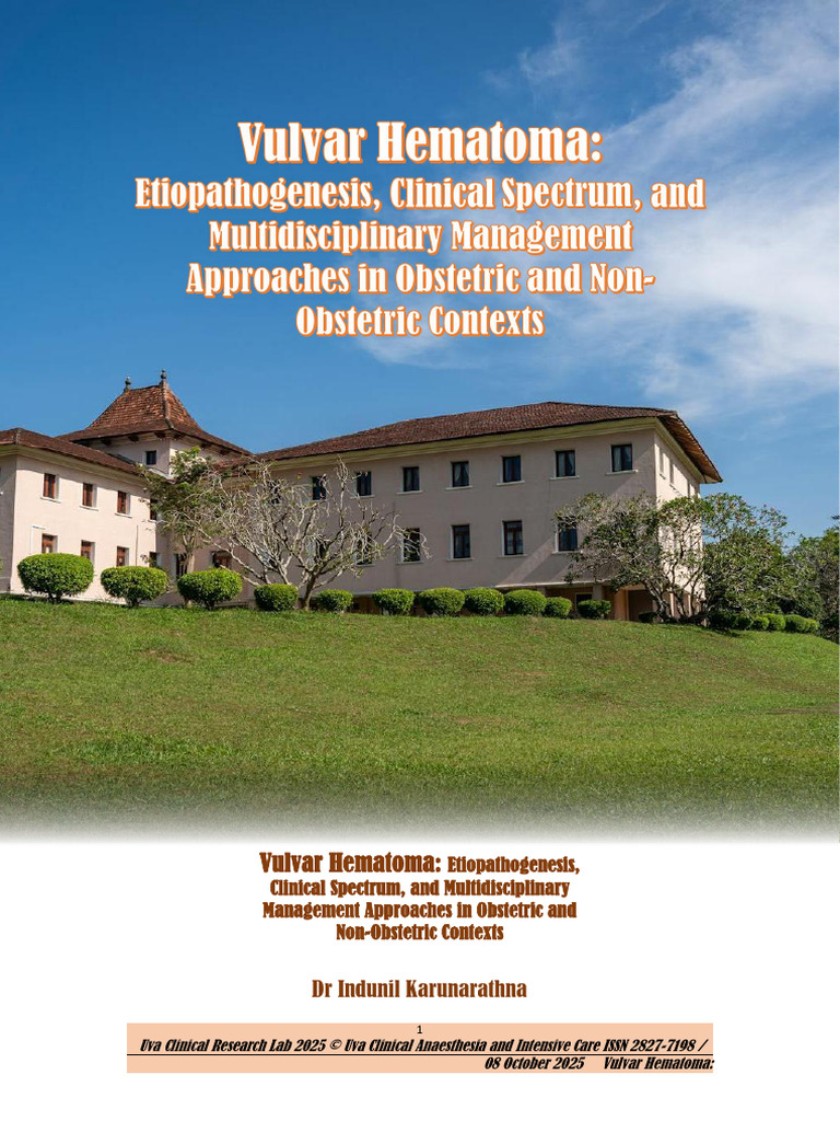 Vulvar Hematoma: Causes and Management | PDF | Interventional Radiology ...