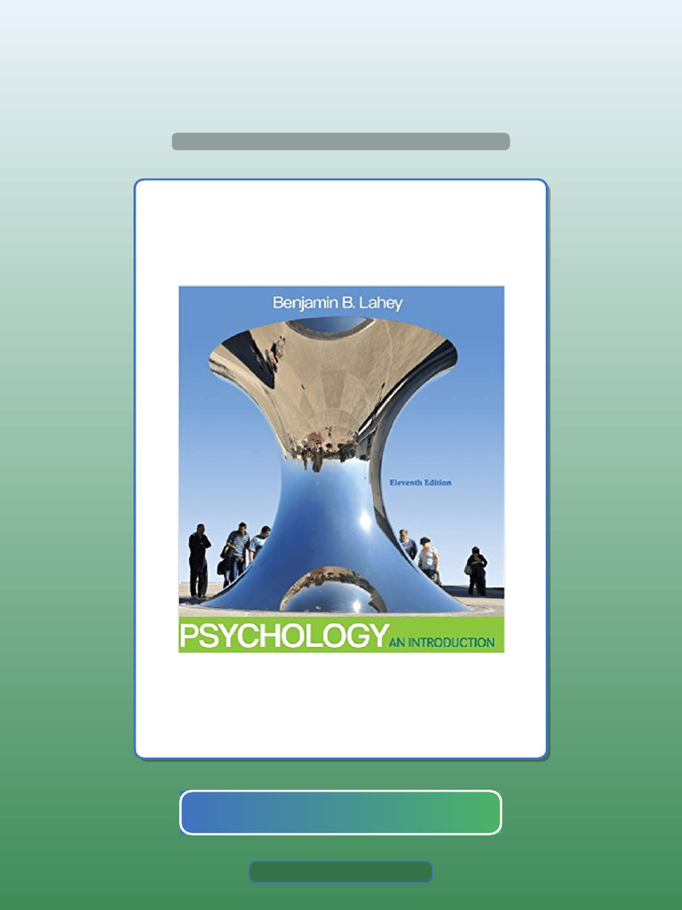 Authorized Psychology An Introduction 11th Edition by Benjamin Lahey A ...