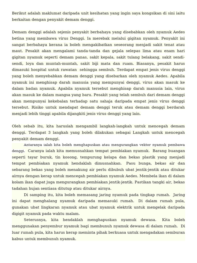 Demam Denggi | PDF