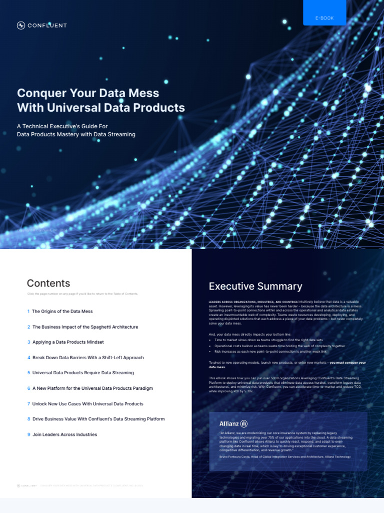 Master Data Products with Streaming Solutions | PDF | Data Warehouse ...