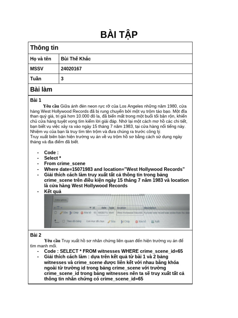 Bai Tap Bosung | PDF