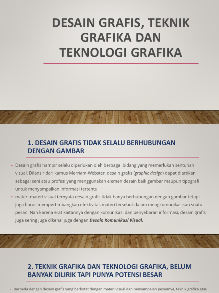 Desain Grafis dan Teknologi Grafika | PDF