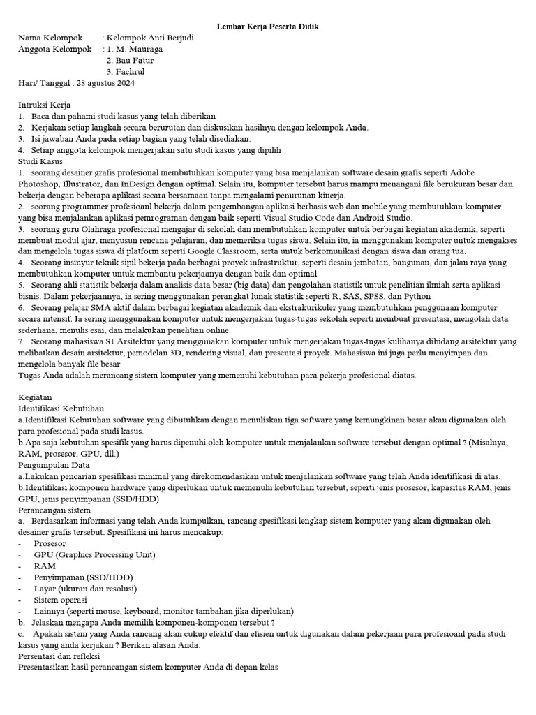 Identifikasi Kebutuhan Kebutuhan Software Untuk Seorang Guru Olahraga ...