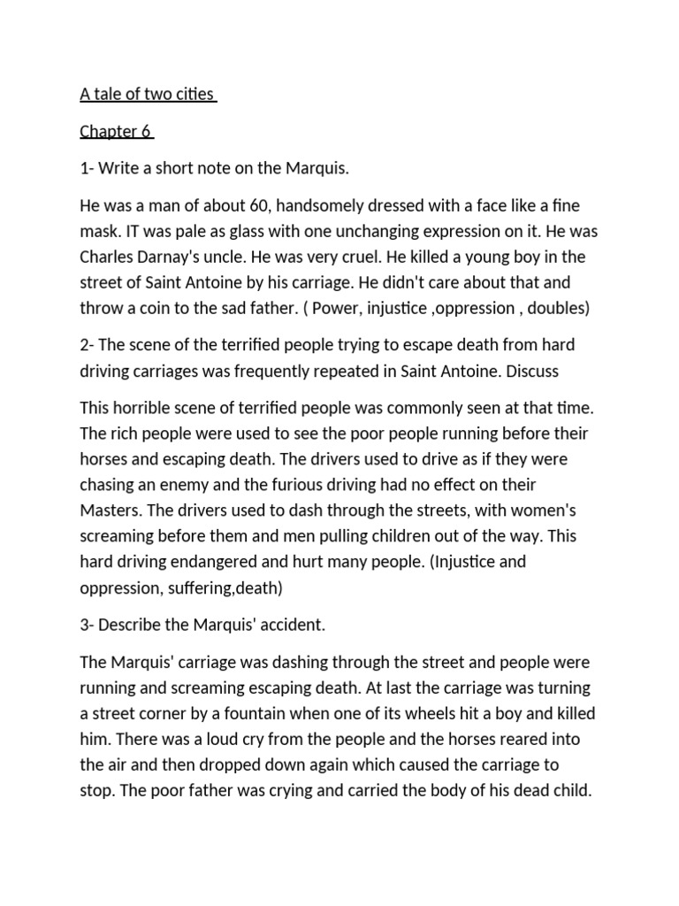 A Tale of Two C-WPS CH 6 | PDF | A Tale Of Two Cities
