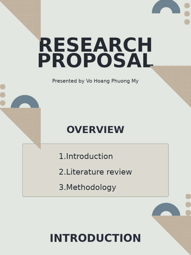 Proposal - Vo Hoang Phuong My | PDF | Pedagogy | Intelligence