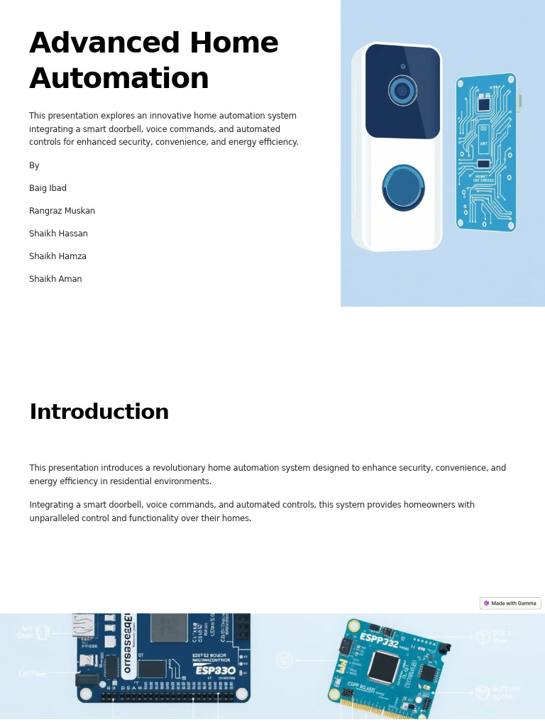 Advanced Home Automation | PDF | Computer Security | Security