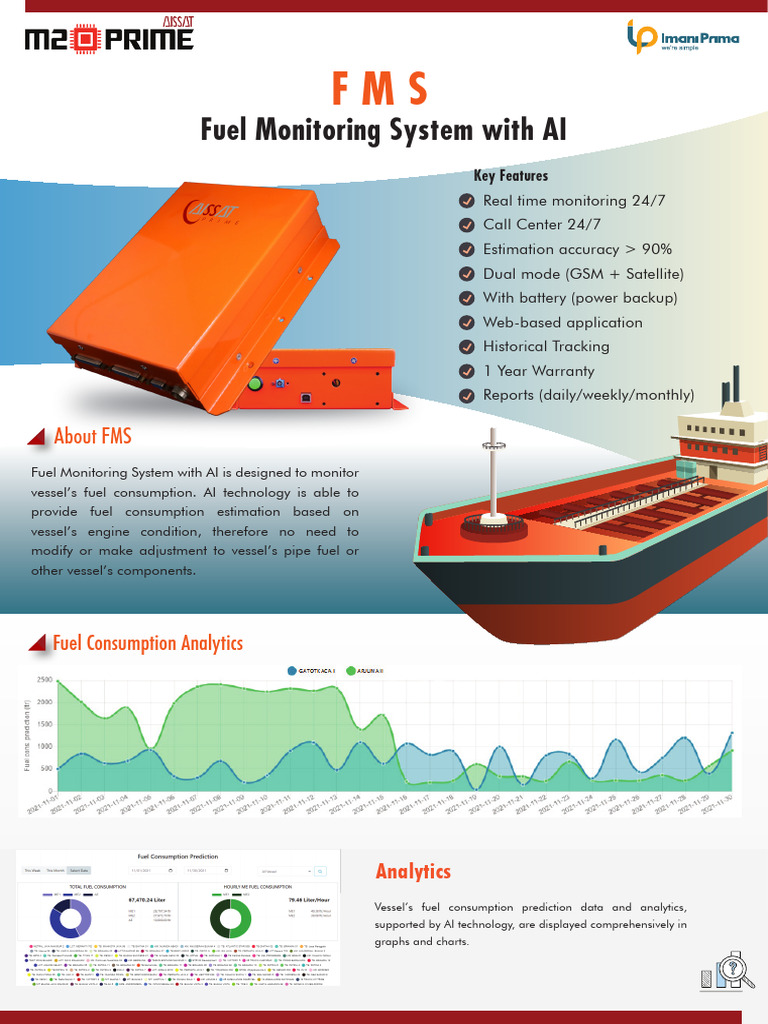 Brosur FMS Fuel Monitoring With AI-2 | PDF | Flow Measurement | Computing