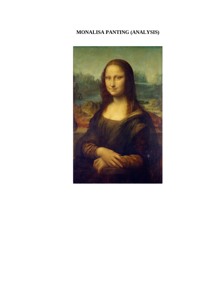 Mona Lisa: Analysis and Interpretation | PDF | The Arts