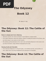 Odyssey Book 12: Cattle of the Sun | PDF | Odyssey | Odysseus
