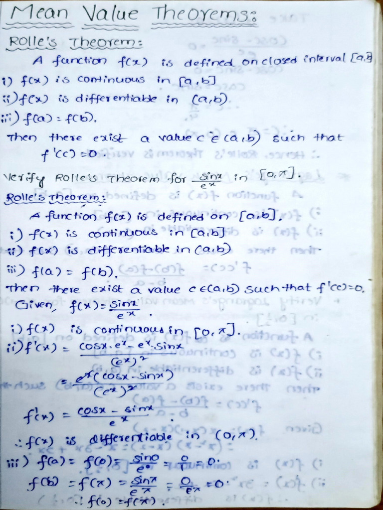 Calculus Notes | PDF | Mathematics | Mathematical Logic