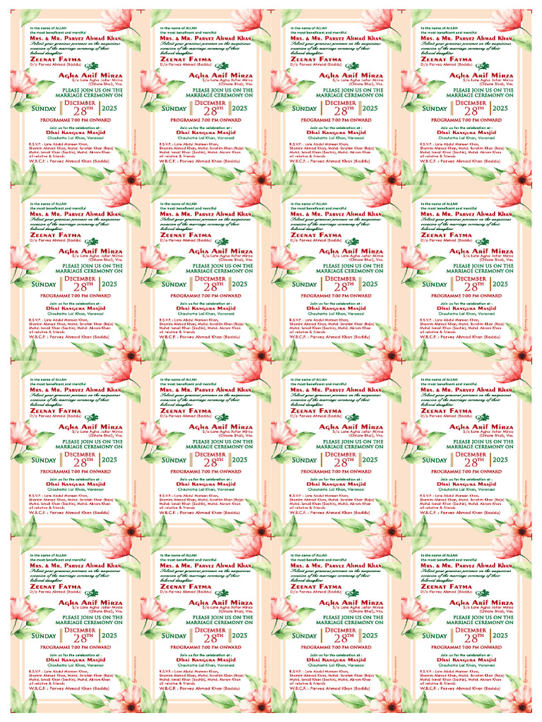 13+13 FB Sheet 13X19 300A Both Side Matt Zinat Fatima Print Front Back ...