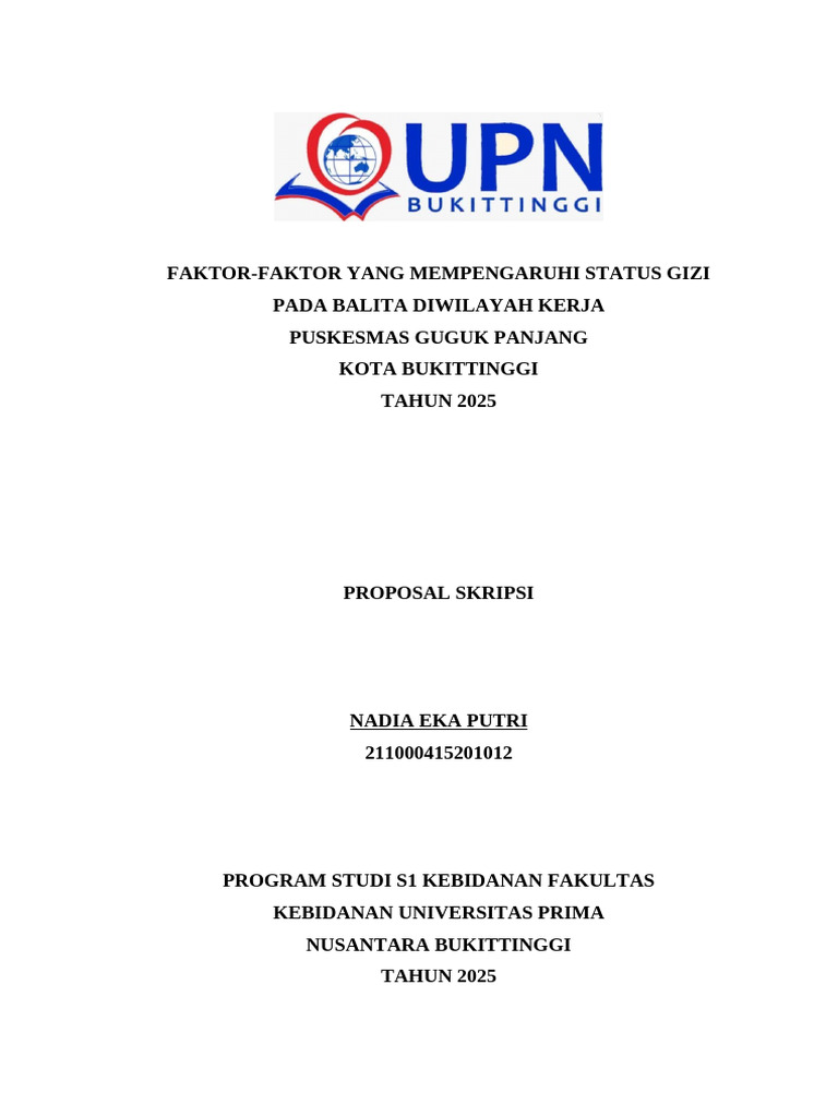 Proposal Skripsi Nadia Eka Putri | PDF