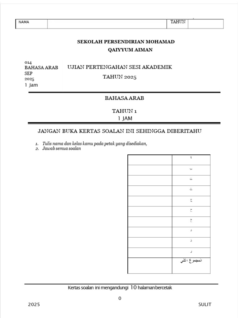 PDF P Classtruncatedtext Module Lineclamped 85ulhh Style Max Lines5soalan Bahasa Arab Tahun 1 ...