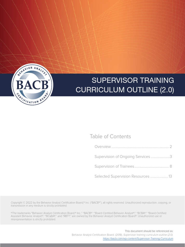 Supervision Training Curriculum 240829-A | PDF | Performance Appraisal ...