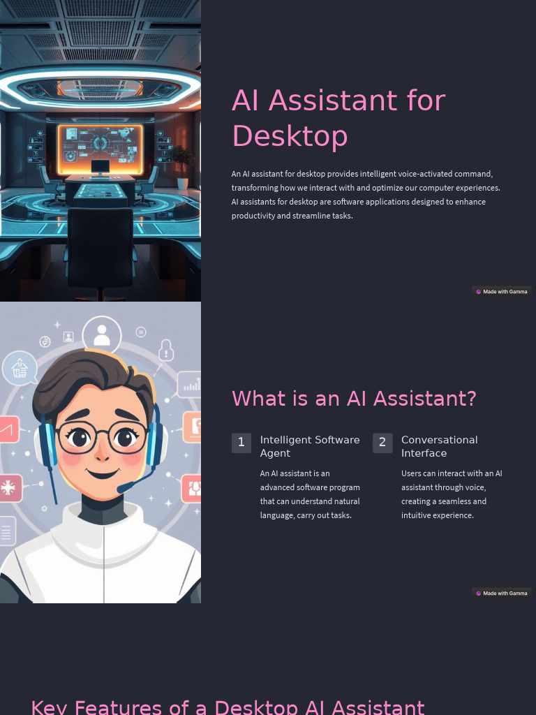 AI Assistant: Boosting Desktop Productivity | PDF | Artificial ...