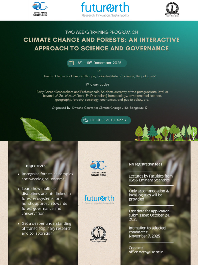 Brochure Forests Training Program 2025 | PDF