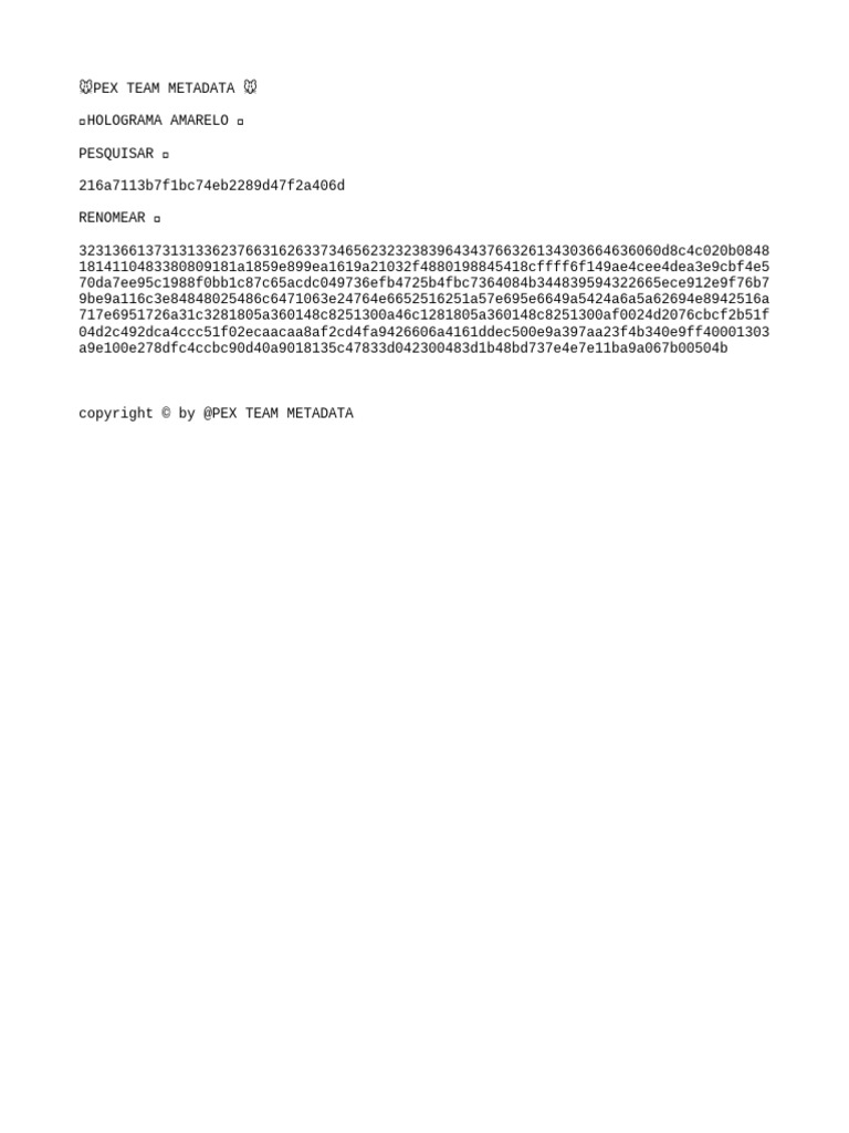 New Holograma Amarelo ? @pex Team | PDF