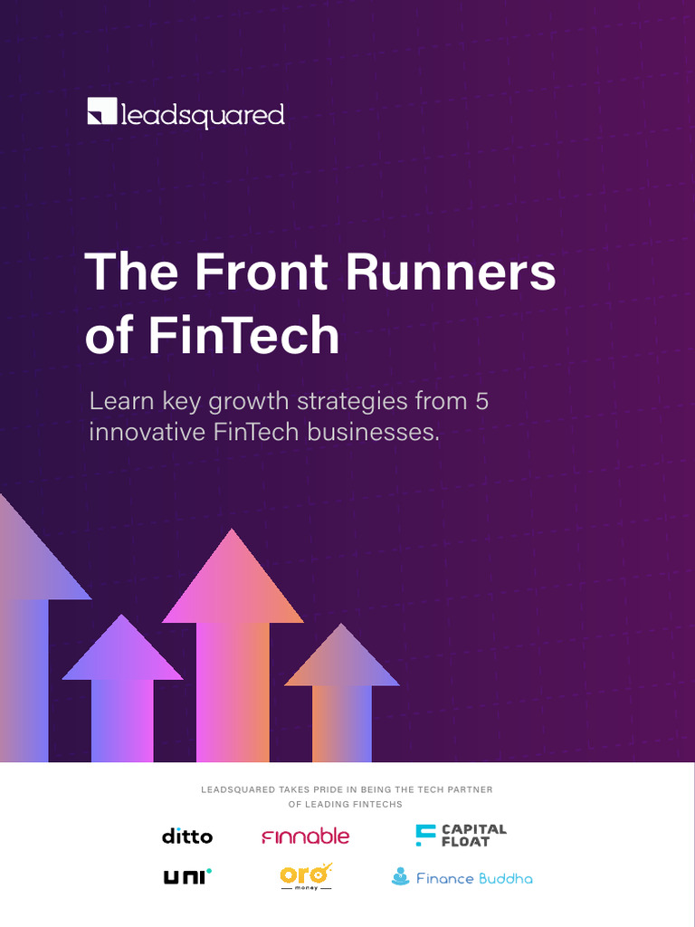 The Front Runners of FinTech | PDF