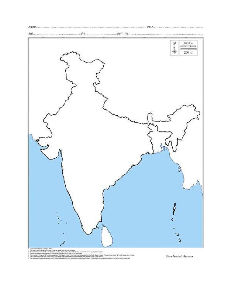 India Physical Map | PDF