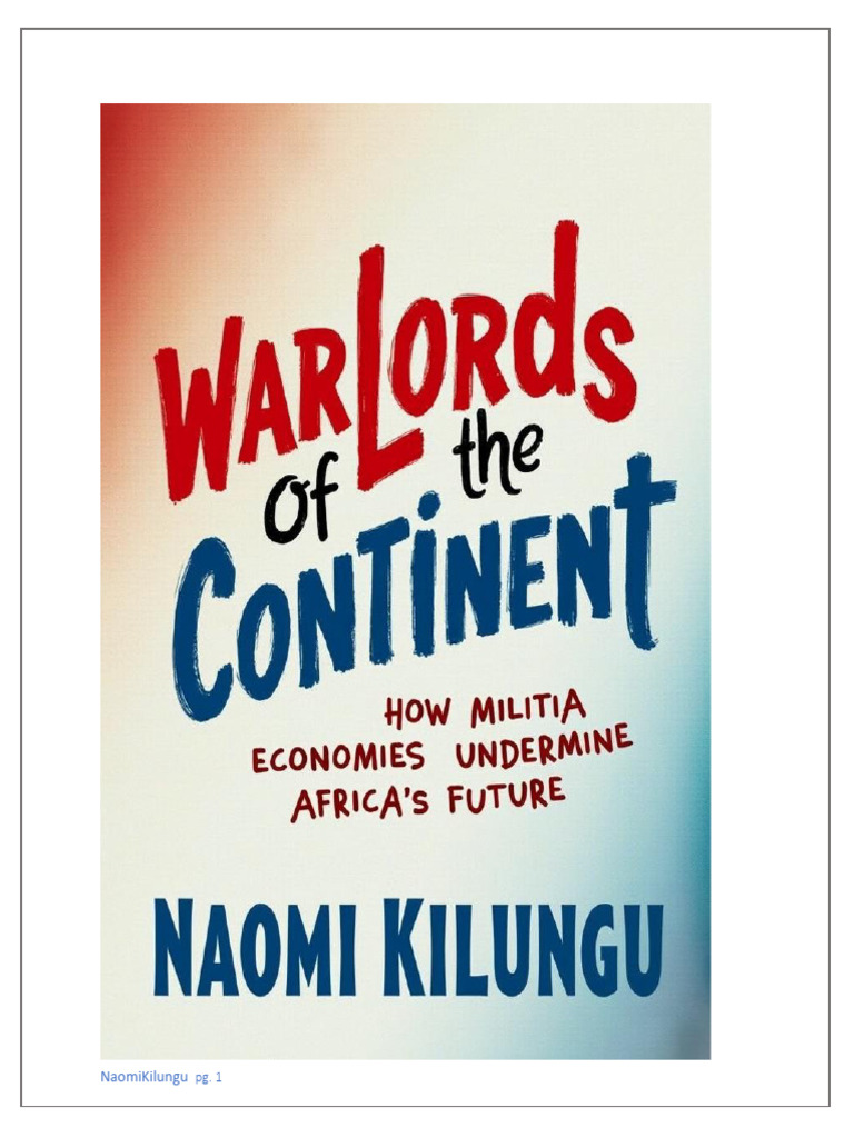 How Militia Economies Undermine Africa S Future 1756712685 | PDF ...