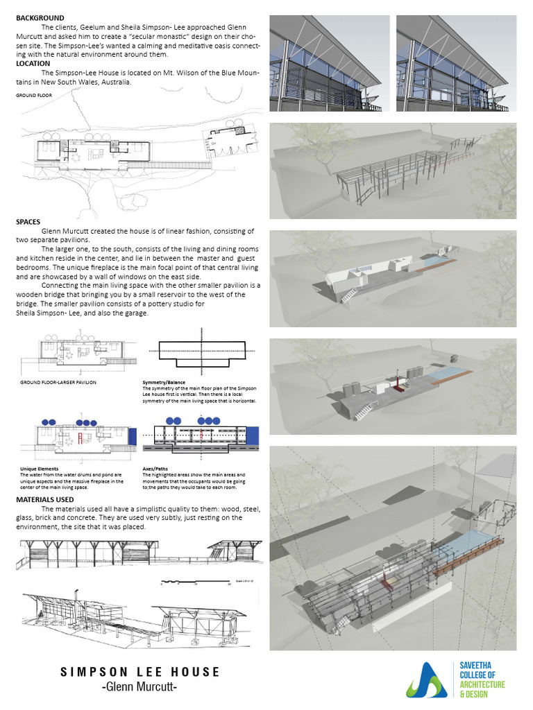 Simpson Lee House-A2 | PDF