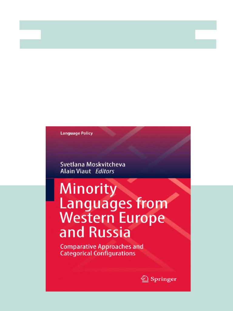 Minority Languages From Western Europe and Russia Comparative ...