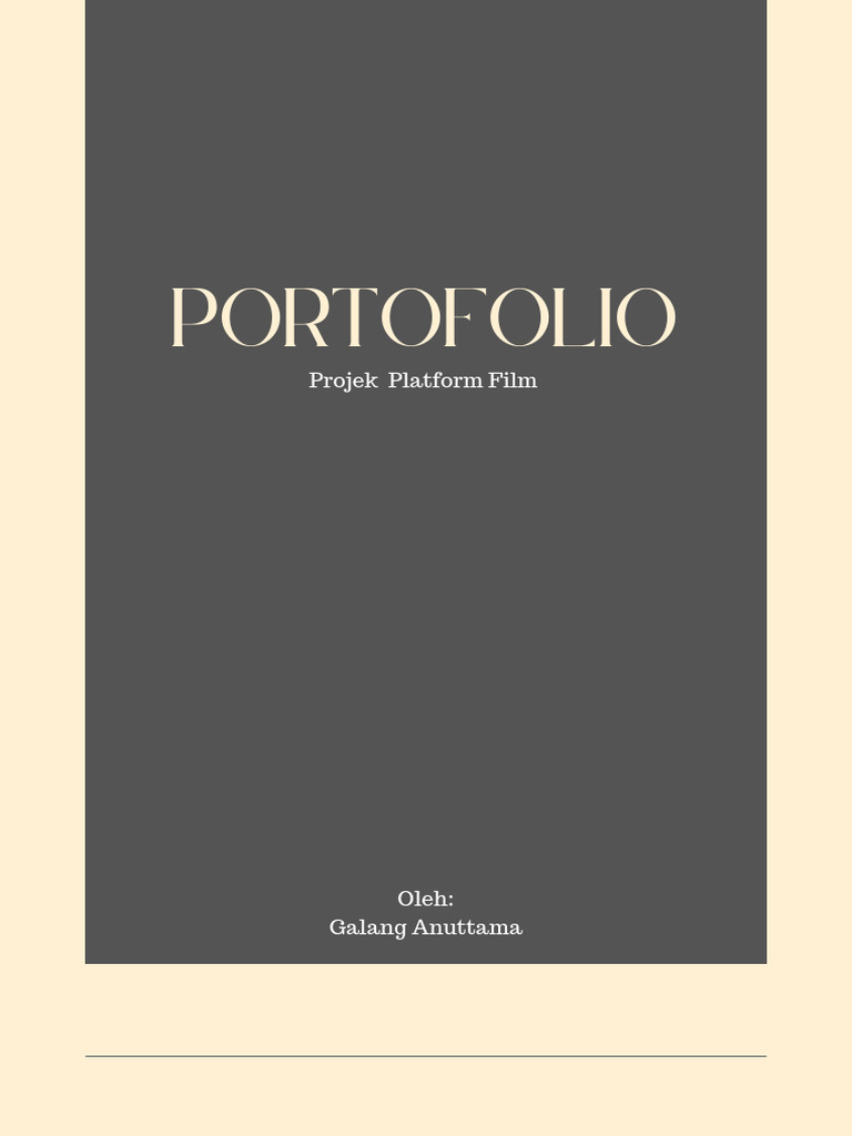 Portofolio Galang | PDF
