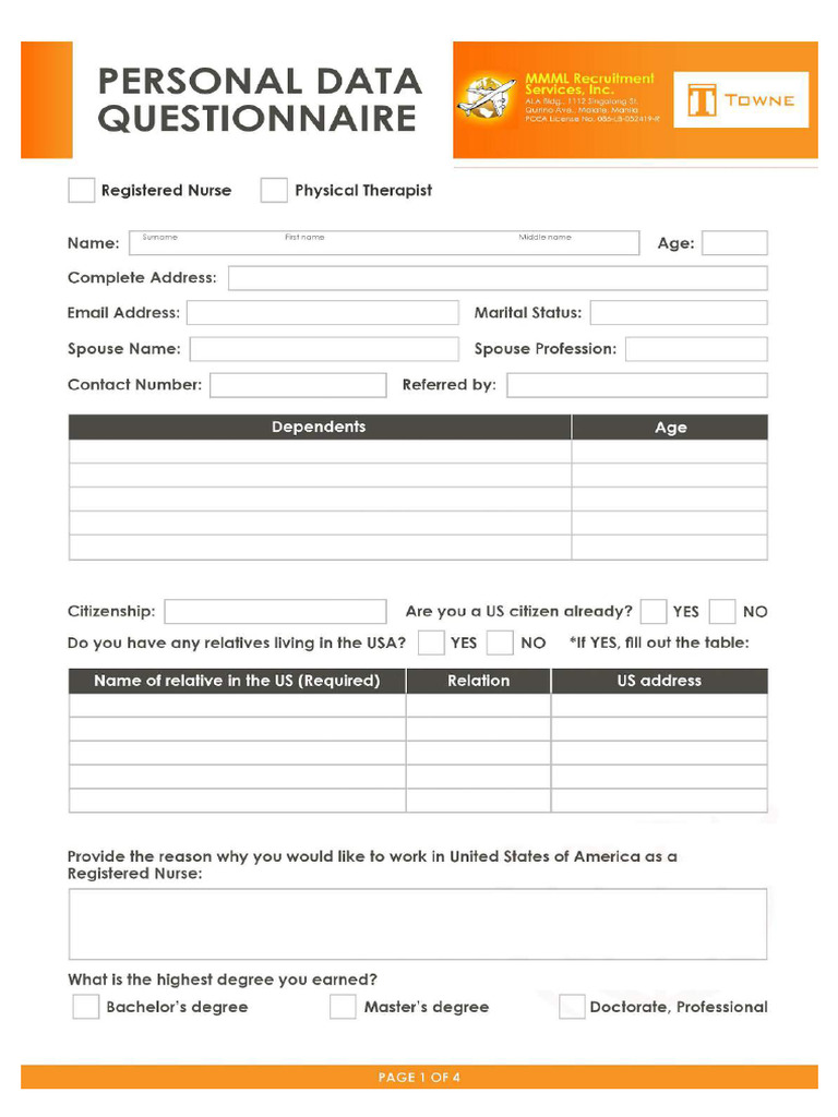 PDQ and Referral Form | PDF
