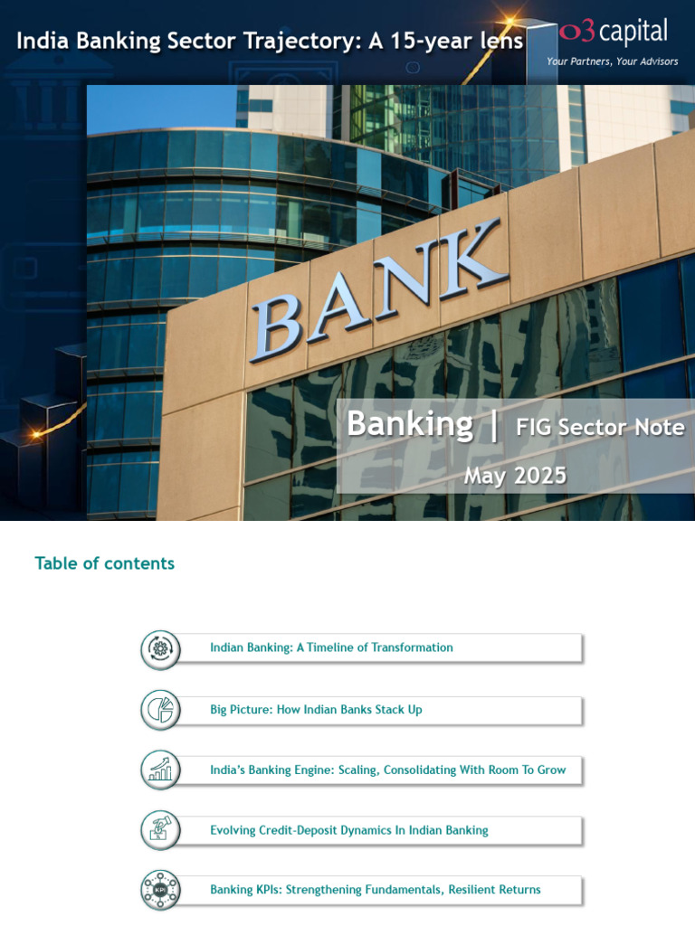 Indian Banking Sector Overview 2025 | PDF | Credit | Finance & Money ...