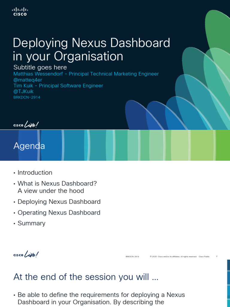 Deploying Nexus Dashboard with IPs | PDF | Ip Address | Internet