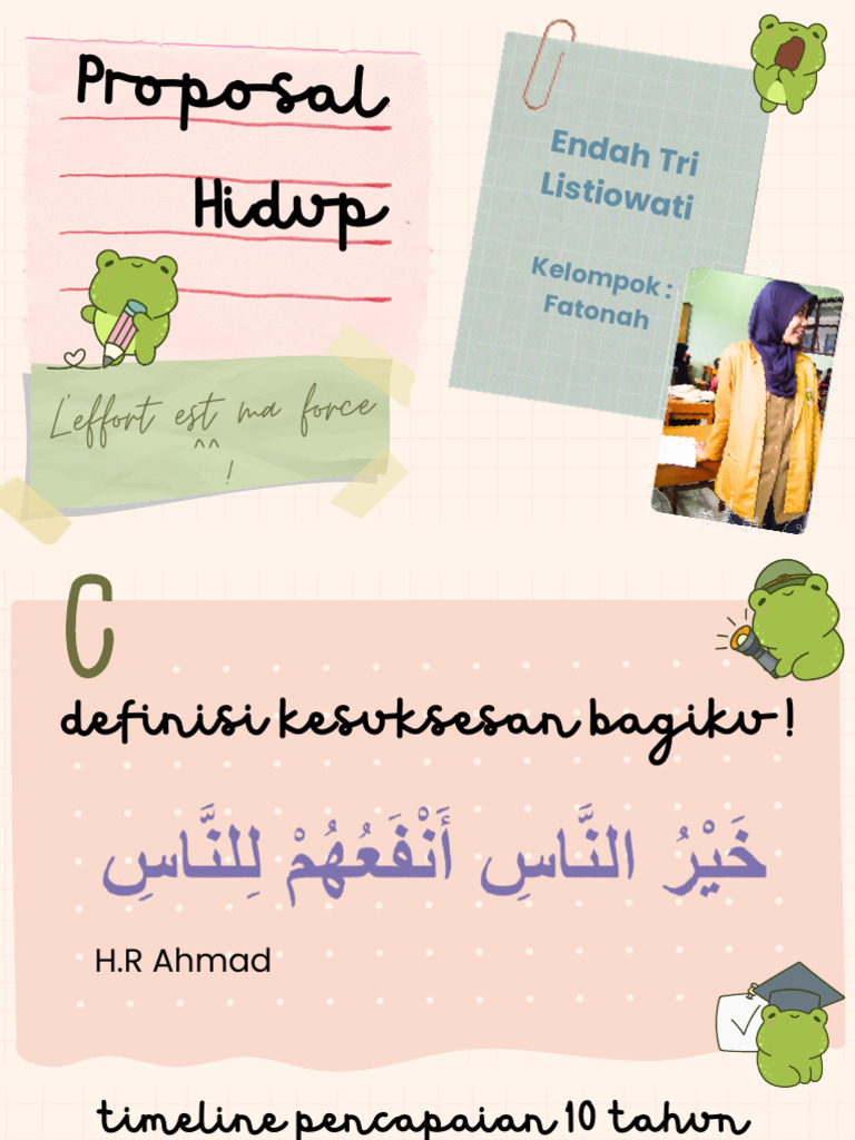 Proposal Rencana Hidup 10 Tahun | PDF