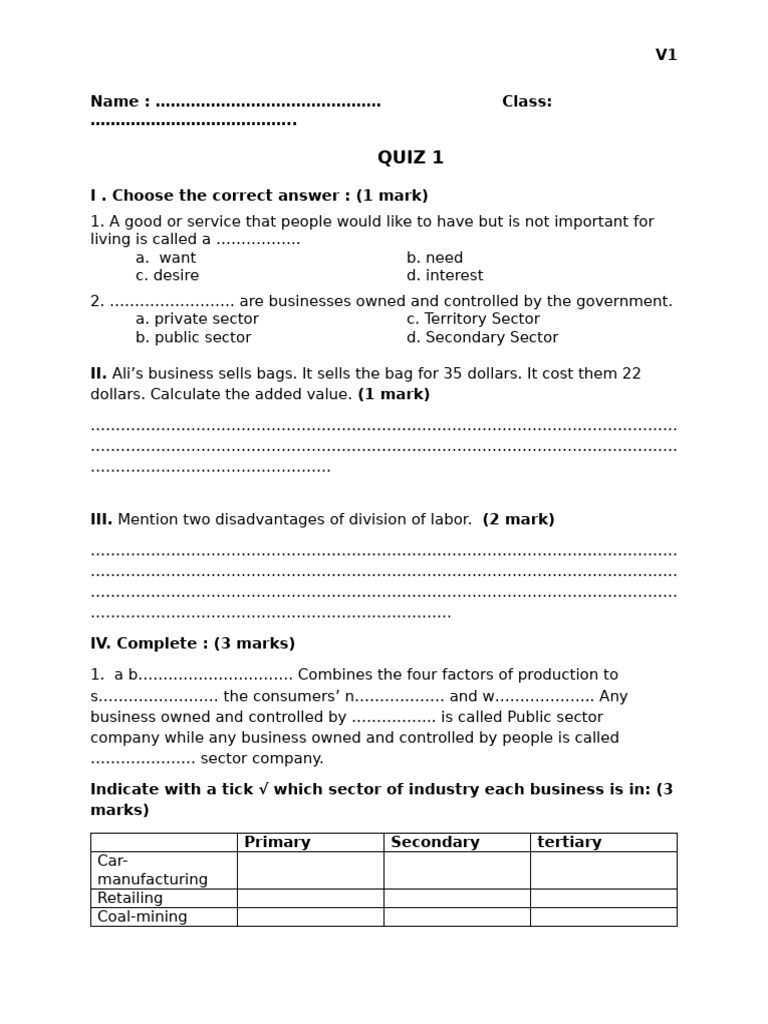 Quizes | PDF