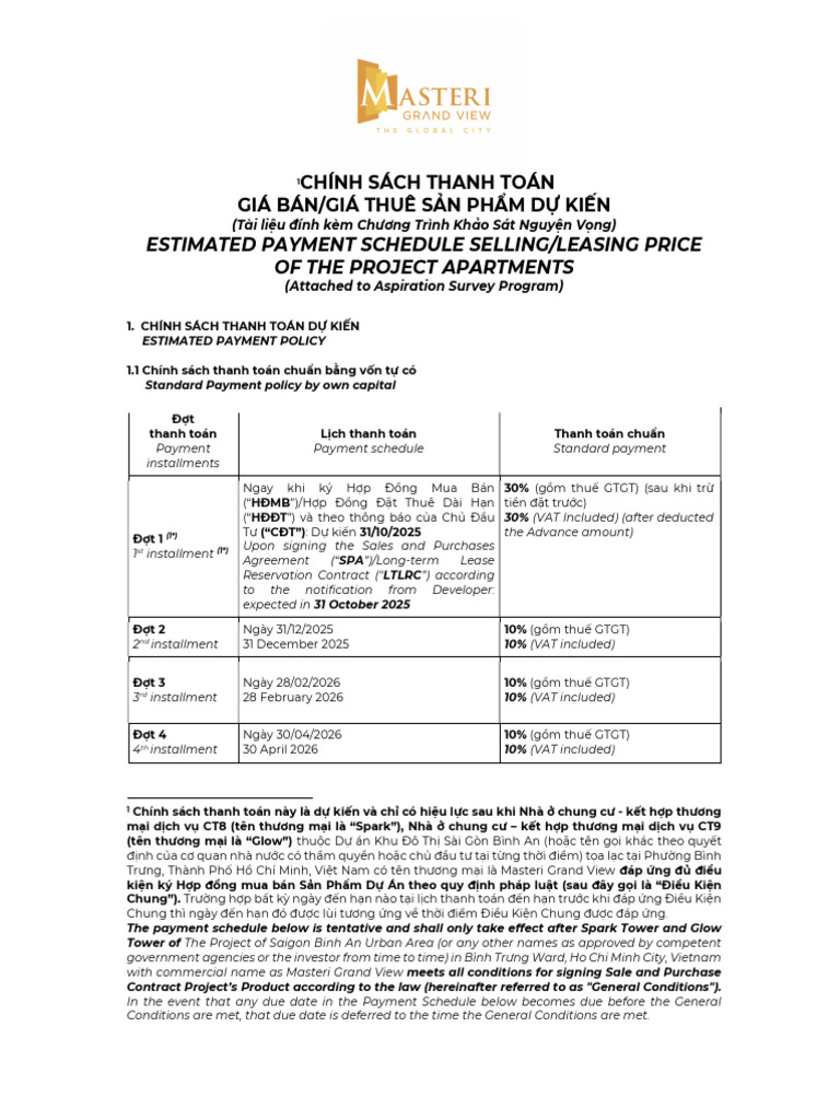 Edm - TGC Spark Glow - HĐMB Phase 2 - Tu 03.09.2025 | PDF