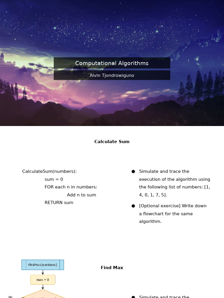 Understanding Computational Algorithms | PDF | Algorithms ...