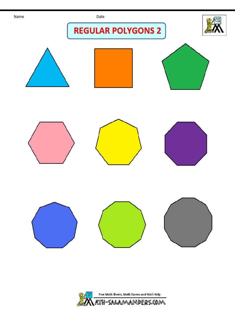 Understanding Regular Polygons 2 | PDF