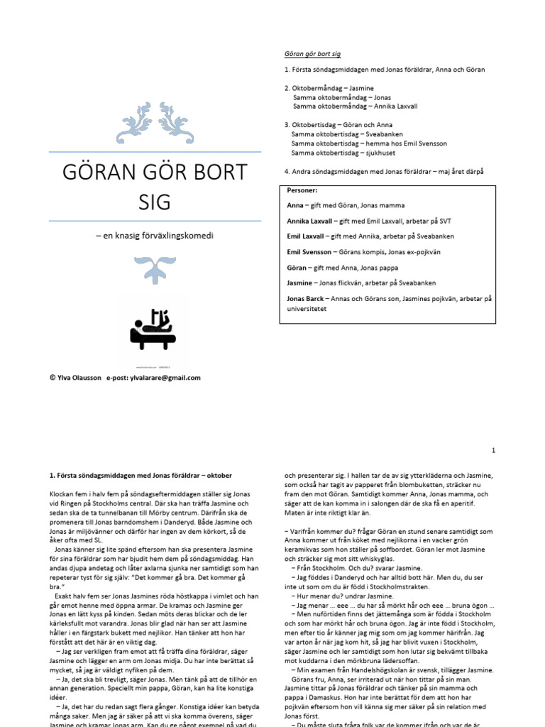 Göran Gör Bort Sig - Text | PDF