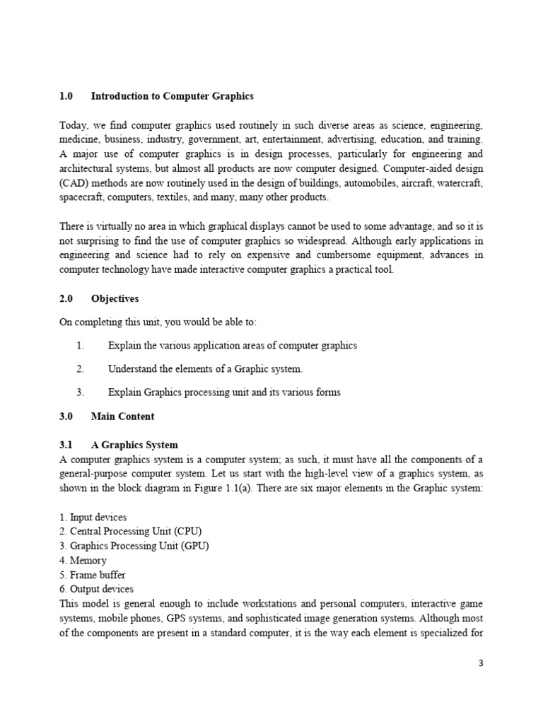 Introduction To Computer Graphics Part 2 | PDF | Graphics Processing Unit | Shader